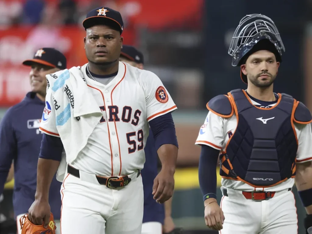 Framber Valdez incident: Astros players confront him - Dose.ca