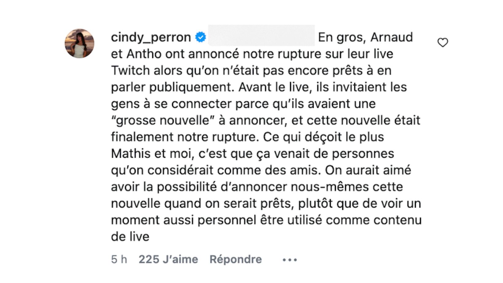 «Vraiment dégueulasse»: Mathis et Cindy d’OD brisent le silence et ça ...
